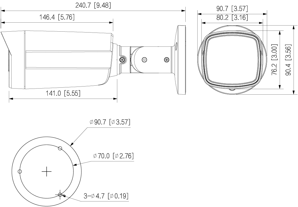 大華監視器 HAC-HFW1801TMN-I8 8MP 槍型 4K星光 紅外線攝影機 - 聯順聯網股份有限公司