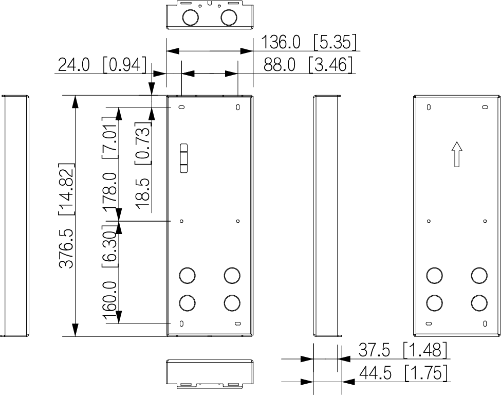 大華監視器 VTM130 7吋 網路對講機 門口機 壁掛式明裝盒 - 聯順聯網股份有限公司