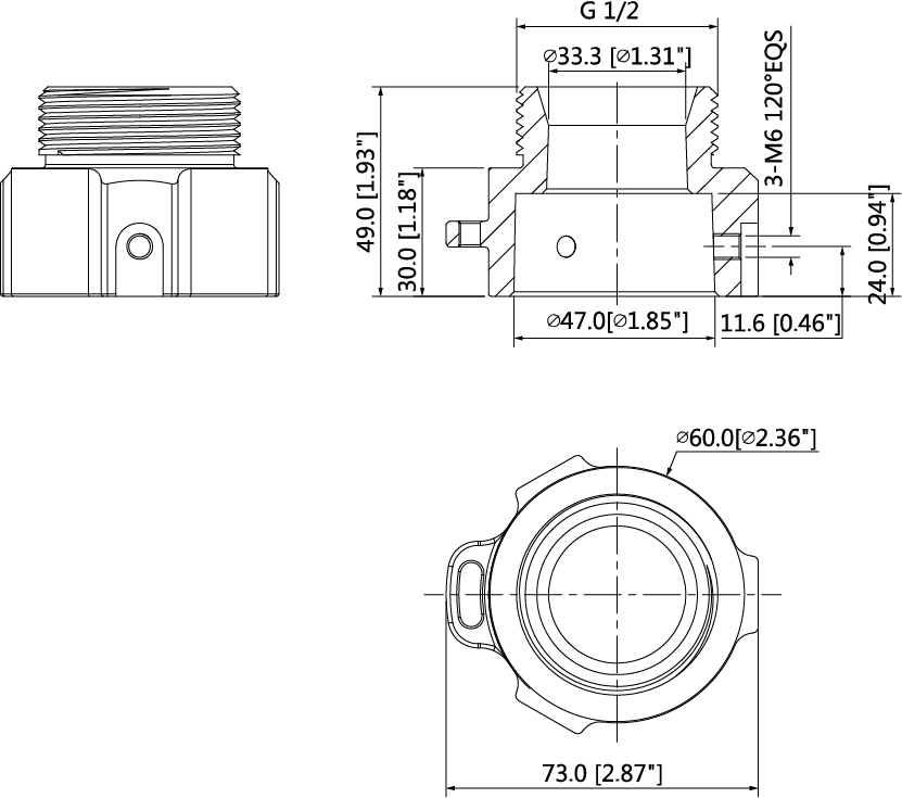 Dahua 大華監視器 周邊產品 PFA111 快速球連接器 - 聯順聯網股份有限公司